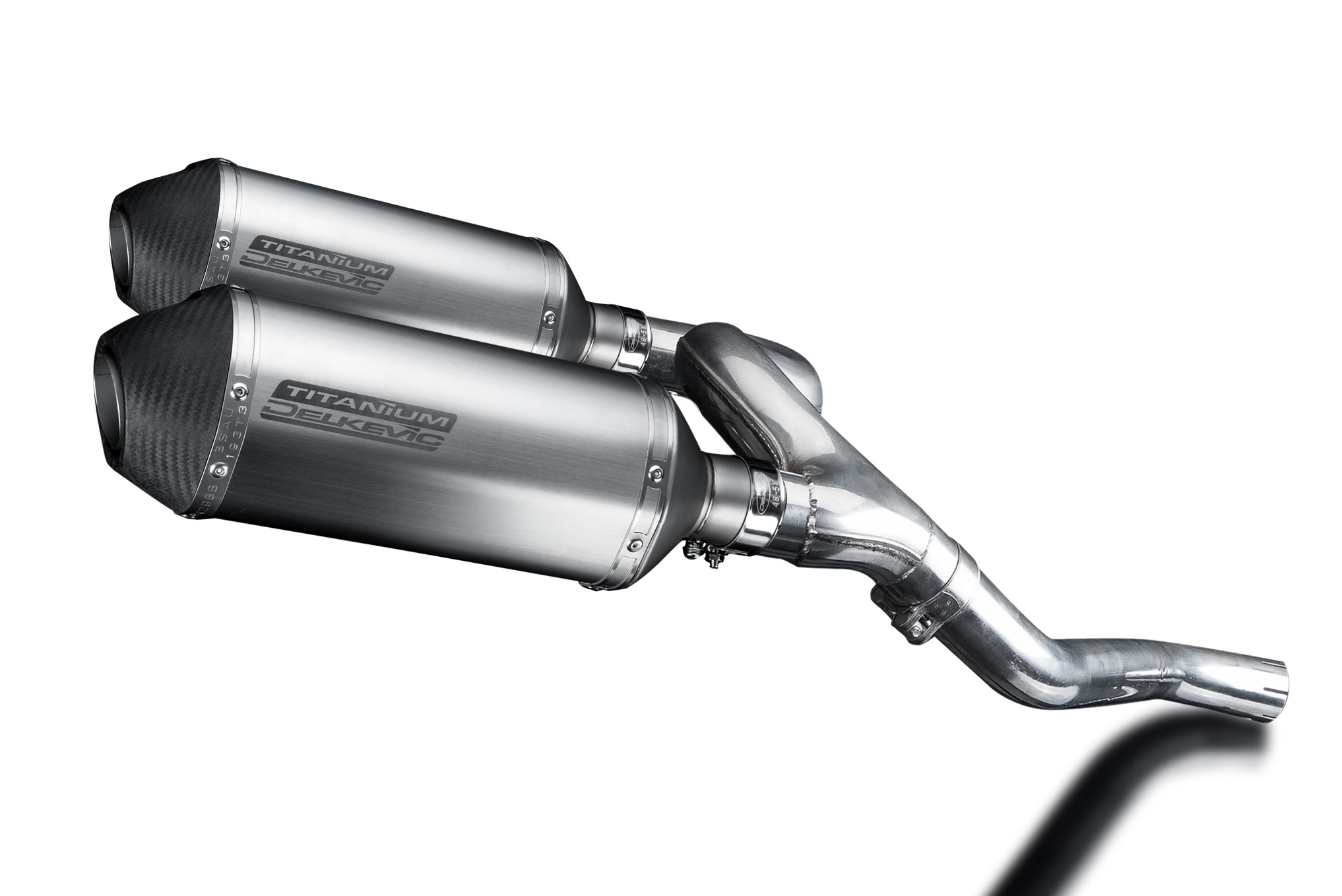 HONDA VFR800 V-TEC 02-13 DELKEVIC 260MM X-OVAL TITANIUM EXHAUST SYSTEM ...